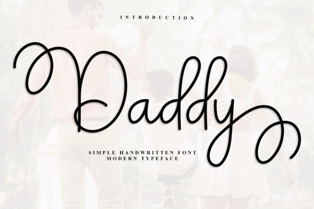 Daddy Handwritten Font - Befonts
