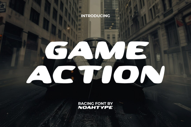 Game Action Font - Befonts