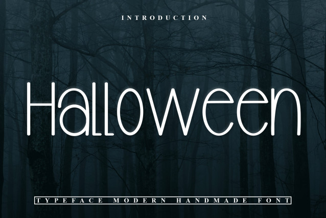 Halloween Modern Script Font - Befonts
