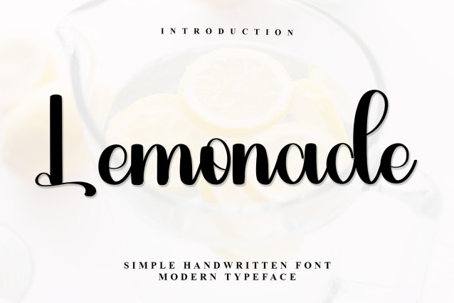 Lemonade Handwritten Font - Download Free Font