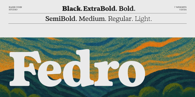 Fedro Font Family - Download Free Font
