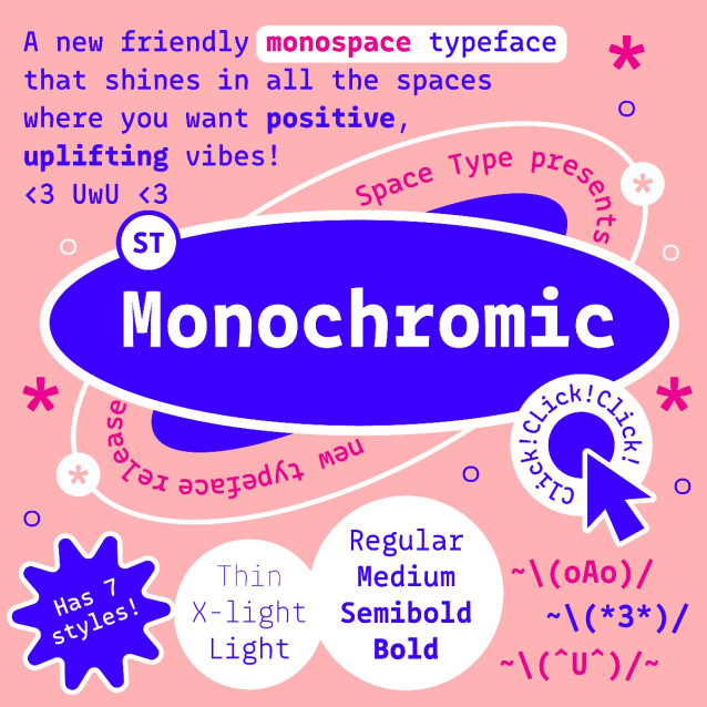 Monochromic Font - Befonts