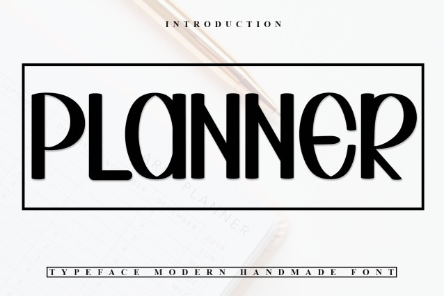 Planner Script Handwritten Font - Befonts
