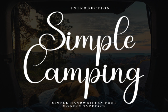 Simple Camping Handwritten Font - Download Free Font