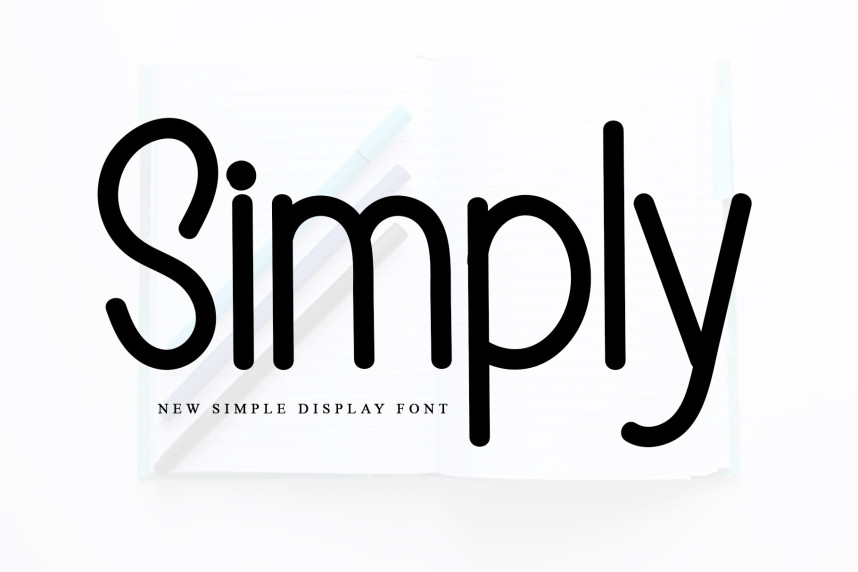 Simply Modern Display Font - Download Free Font