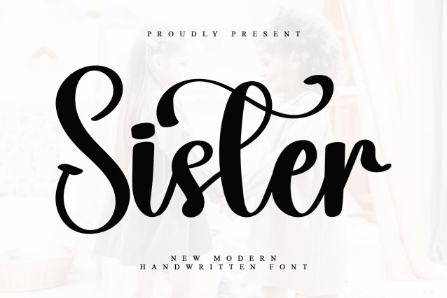 Sister Handwritten Font - Befonts