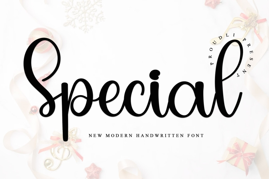 Special Handwritten Font - Befonts