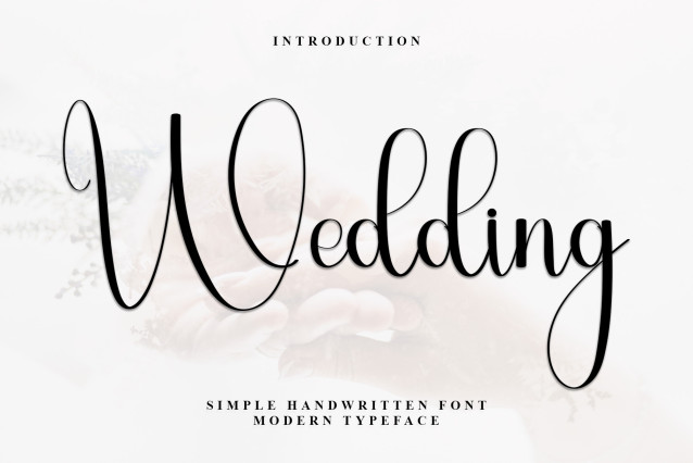 Wedding Script Handwritten Font - Befonts