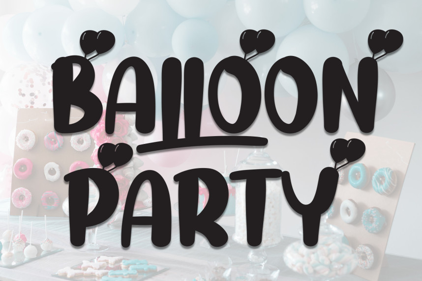 Balloon Party Script Font - Download Free Font