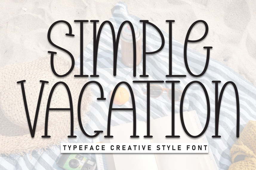 Simple Vacation Font - Befonts
