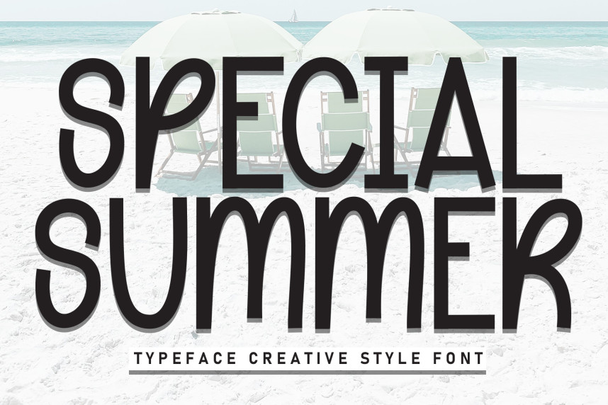 Special Summer Script Font - Befonts