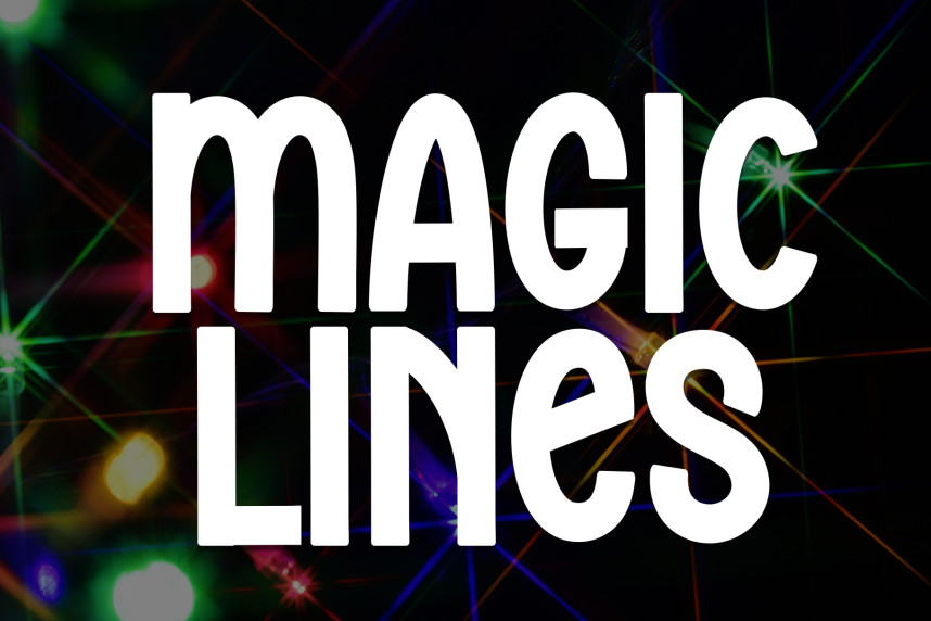 Magic Lines Handwritten Font - Befonts