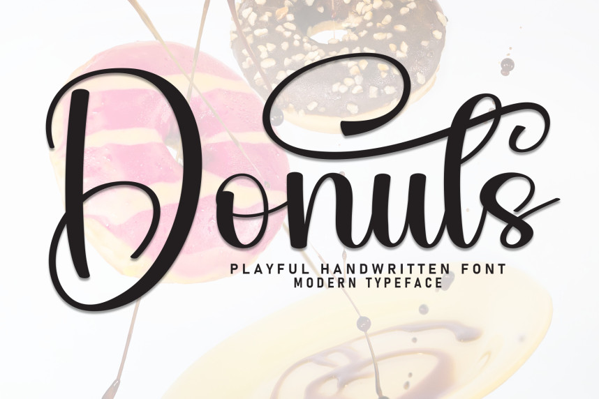 Donuts Handwritten Font - Download Free Font