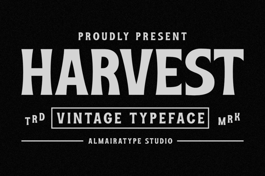 Harvest Serif Font - Befonts