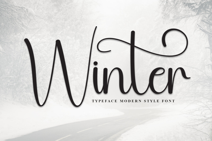 Winter Script Handwritten Font - Befonts
