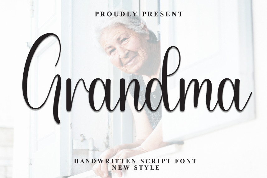 Grandma Calligraphy Font - Befonts
