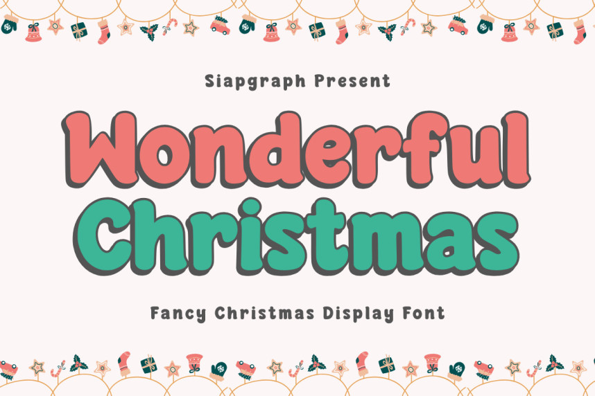 Wonderful Christmas Retro Font - Download Free Font
