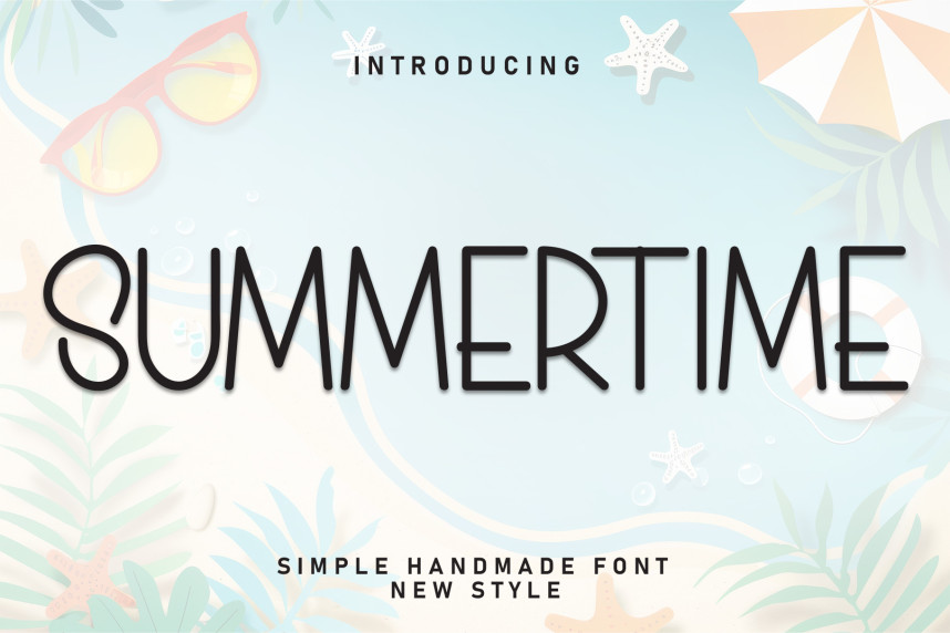 Summertime Handmade Font - Befonts