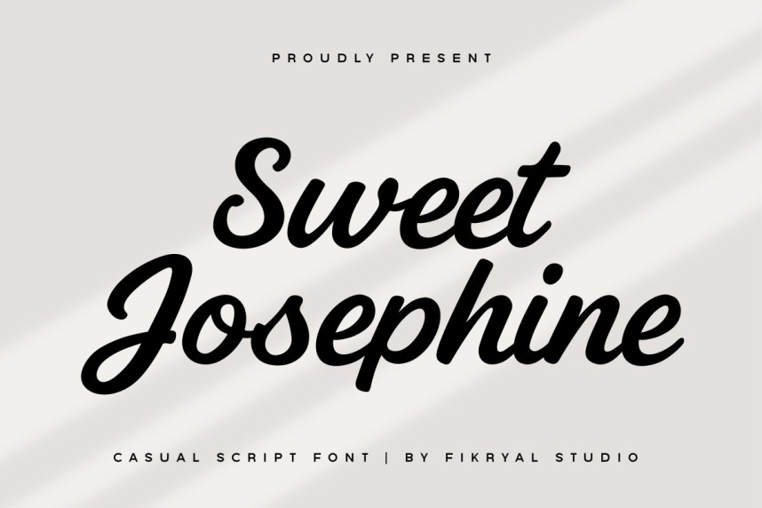 Sweet Josephine - Script Font - Download Free Font