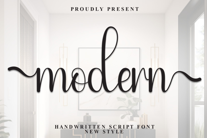 Modern Handwritten Font - Befonts