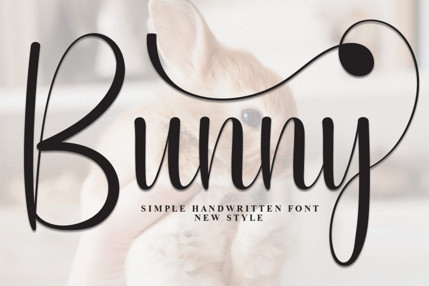 Bunny Handwritten Font - Befonts