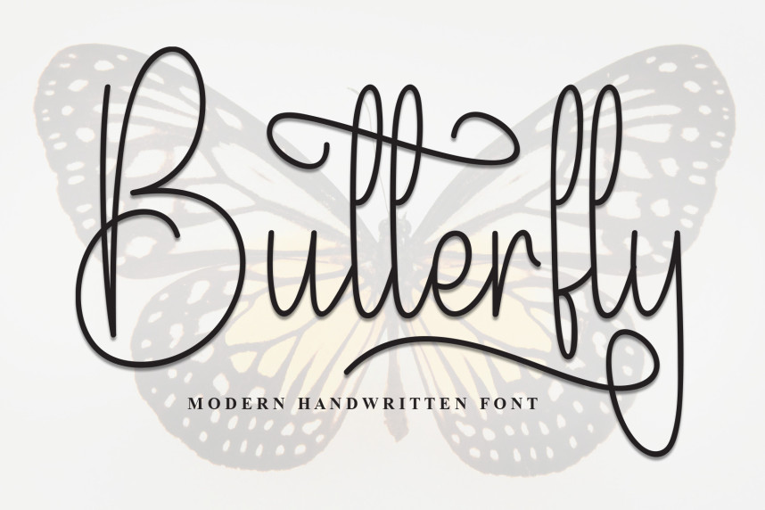Butterfly Handwritten Script Font - Download Free Font