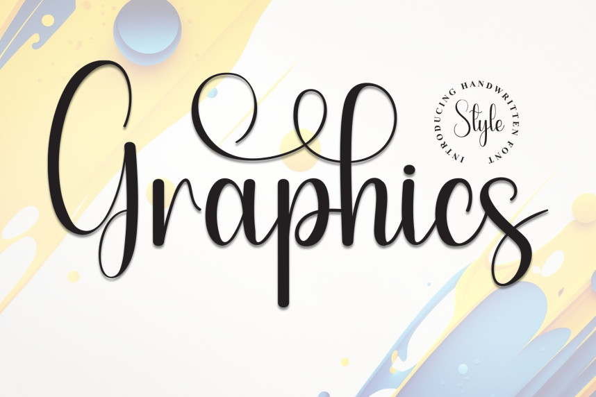 Graphics Handwritten Font - Download Free Font