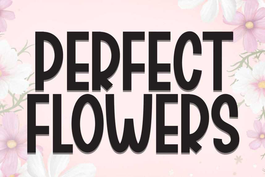 Perfect Flowers Script Font - Download Free Font