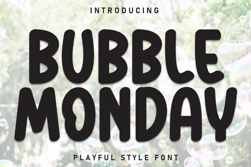 Bubble Monday Script Font - Download Free Font