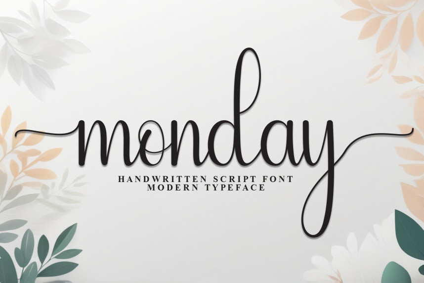 Monday Modern Typeface - Download Free Font