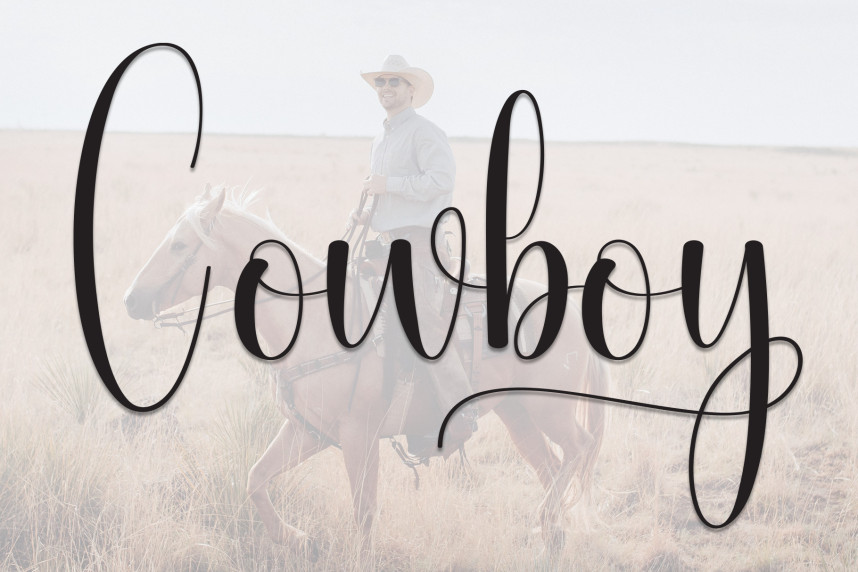 Cowboy Script Handwritten Font - Download Free Font