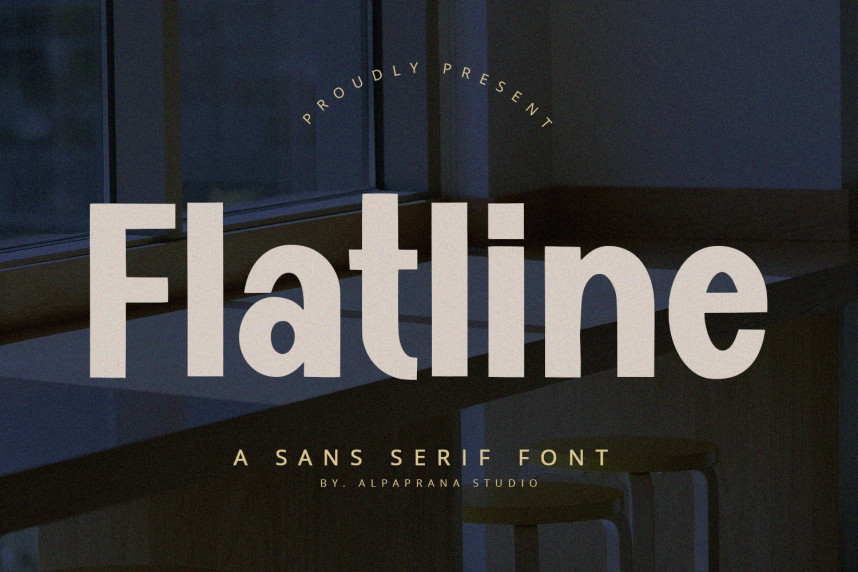 Flatline - Display Sans - Download Free Font