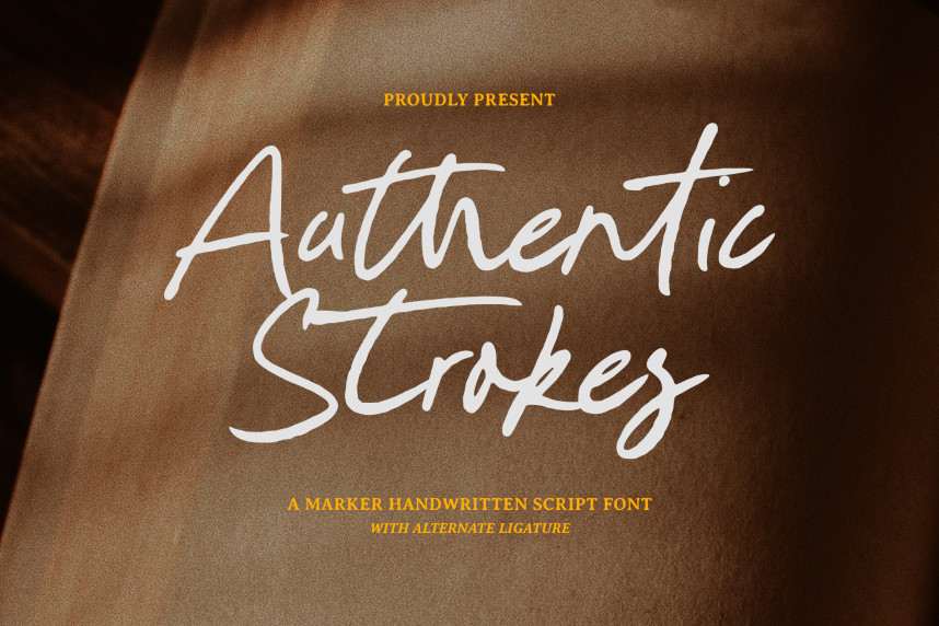 Authentic Strokes Font - Download Free Font