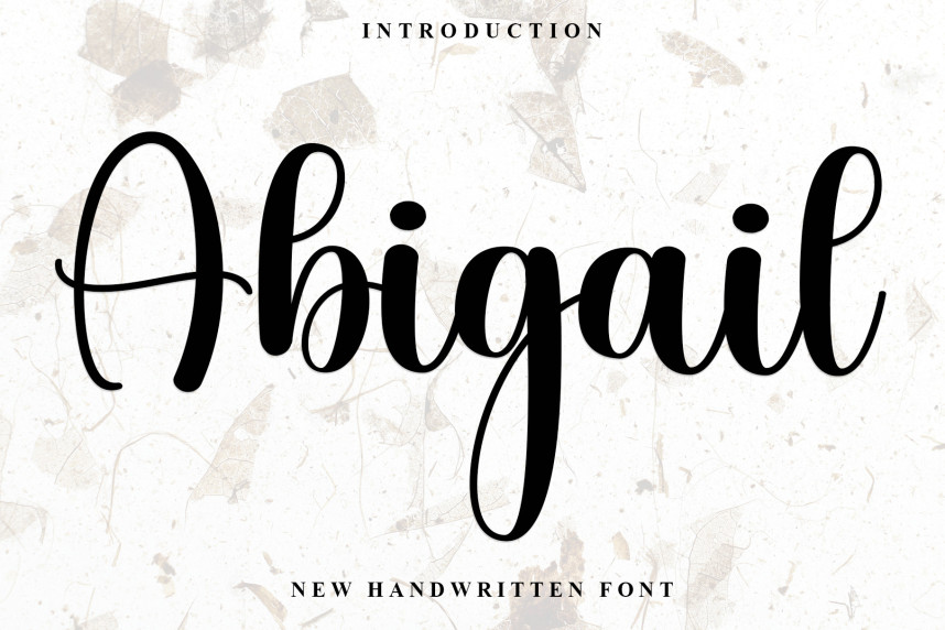 Abigail Handwritten Font - Download Free Font