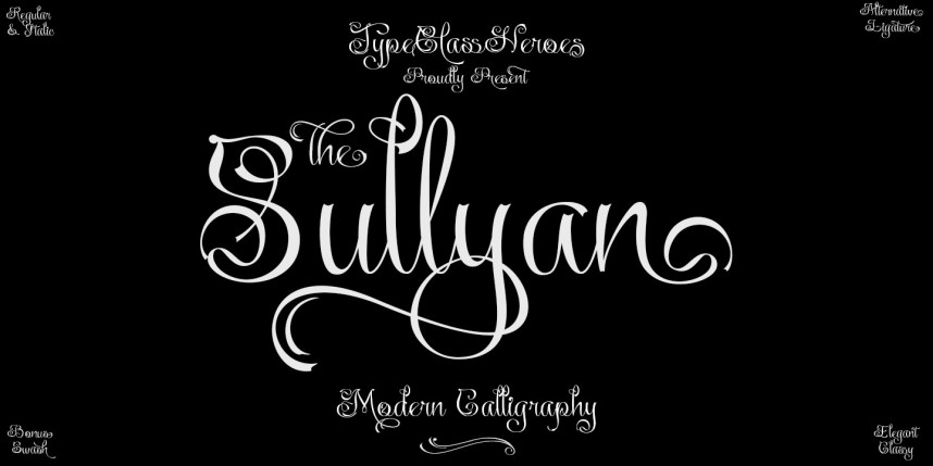 Sullyan Script Font - Befonts