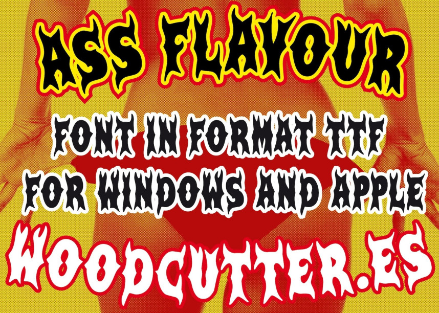 Ass Flavour Display Font - Download Free Font