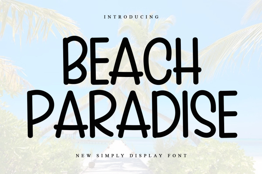 BEACH PARADISE SCRIPT FONT - Download Free Font