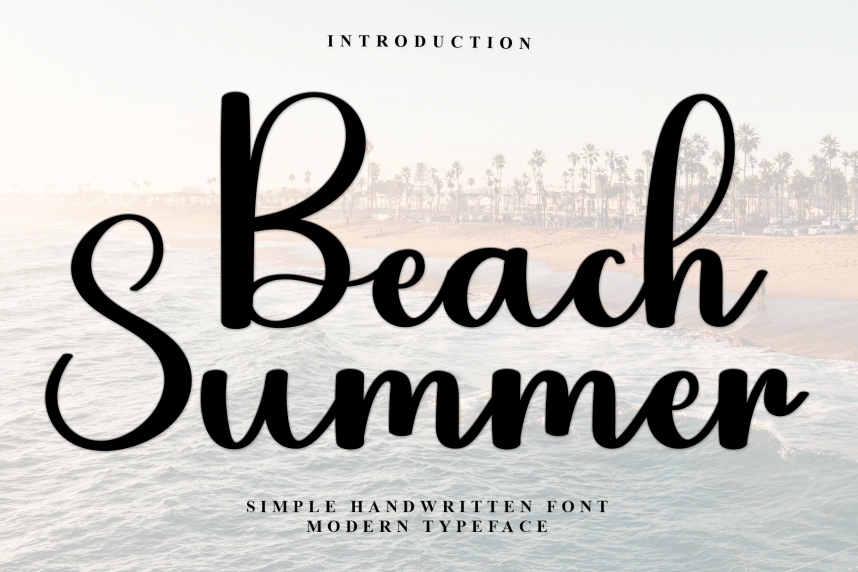 Beach Summer Handwritten Font - Download Free Font
