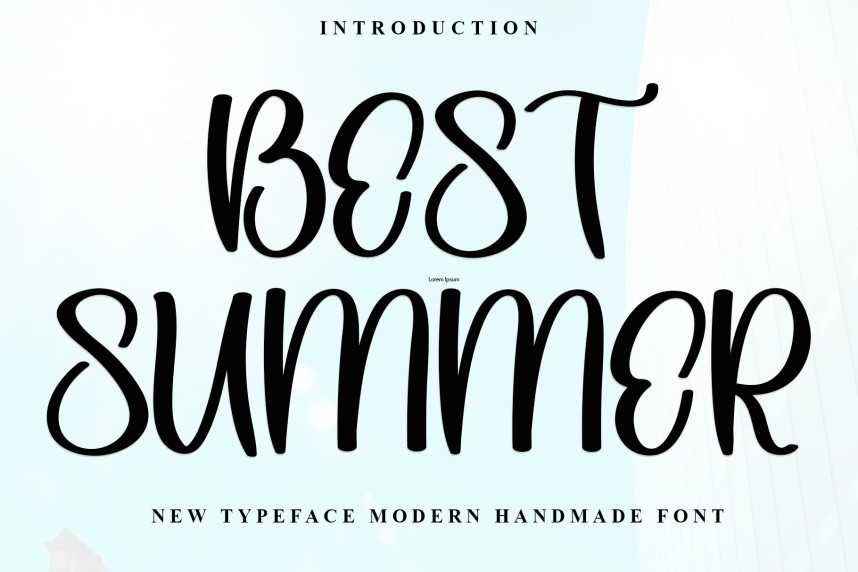 Best Summer Handmade Font - Befonts