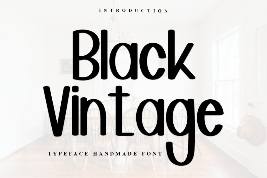 Black Vintage Handwritten Font - Download Free Font