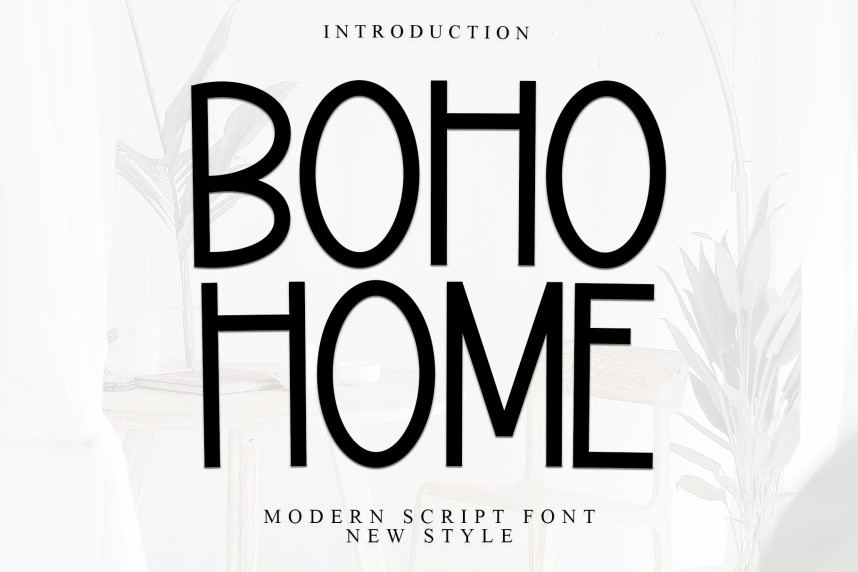 Boho Home Modern Script Font - Befonts
