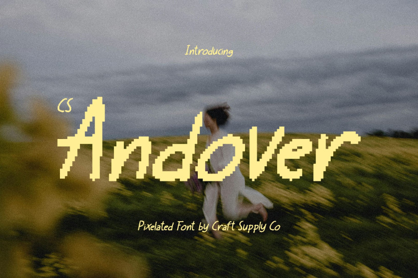 CS Andover Pixel Font - Download Free Font
