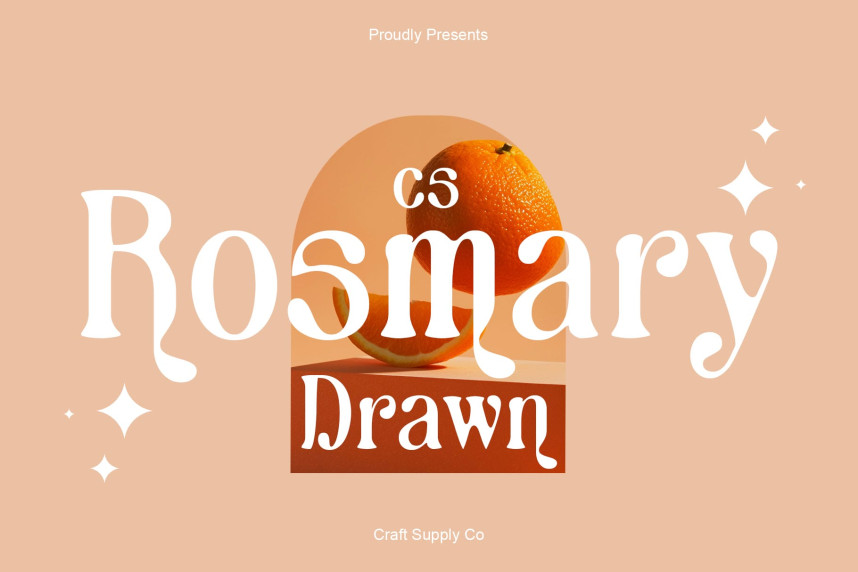 CS Rosmary Drawn Font - Befonts