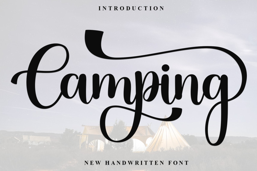 Camping Script Handwritten Font - Download Free Font