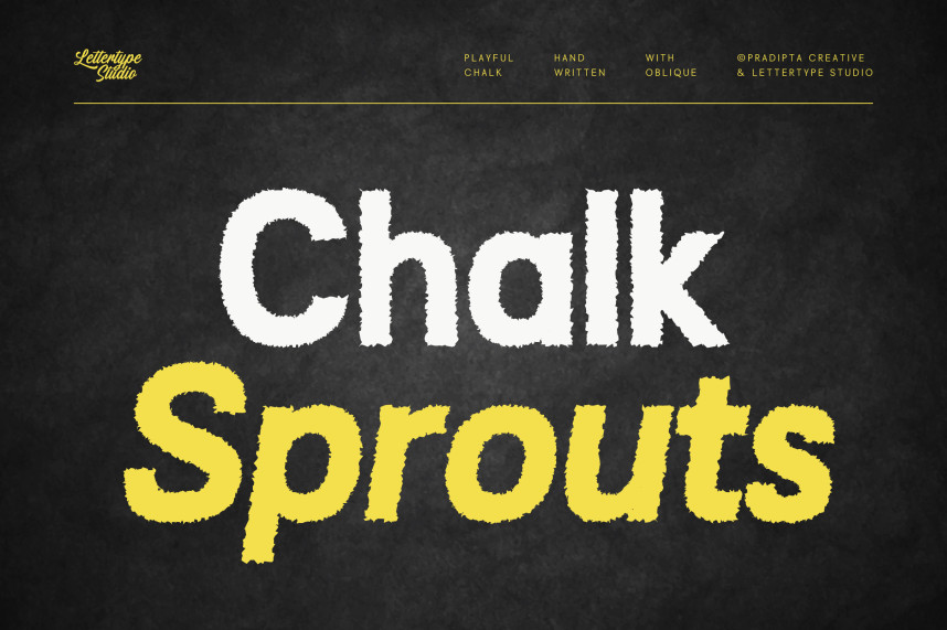 Chalk Sprouts Font - Download Free Font