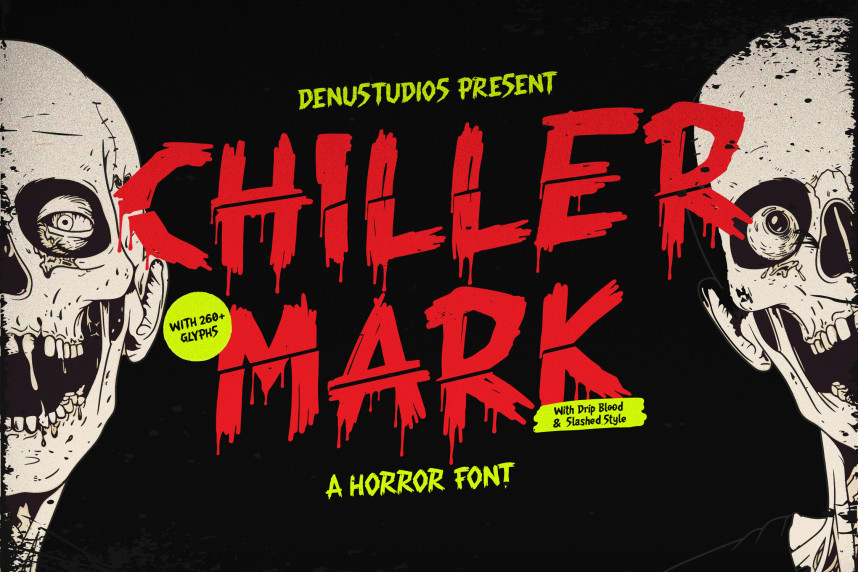 Chiller Mark | Horror Font - Download Free Font