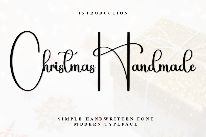 Christmas Handmade Handwritten Font - Download Free Font