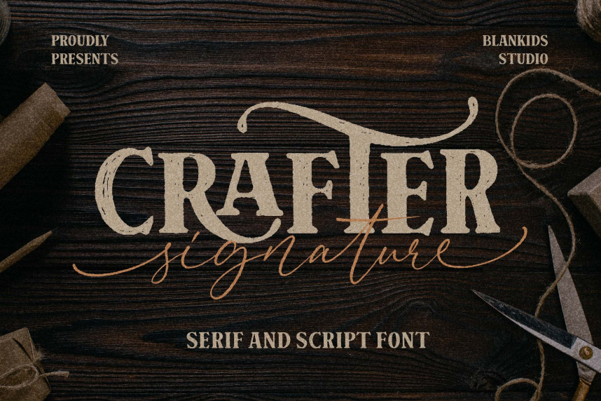 Crafter Signature Serif - Download Free Font