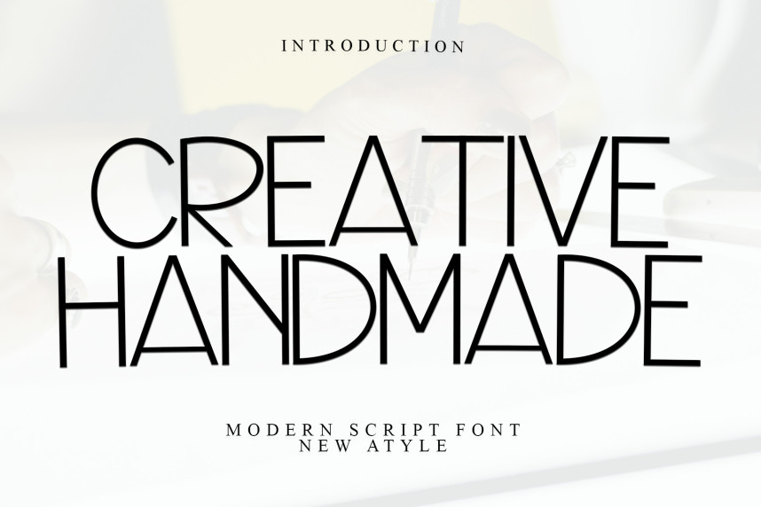 Creative Handmade Font - Befonts