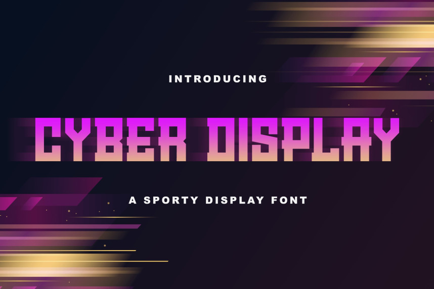 Cyber Display Font - Download Free Font